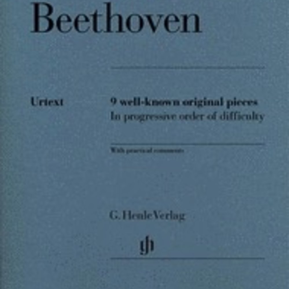 Beethoven: At the Piano 9 Well-Known Original Pieces in Progressive ...