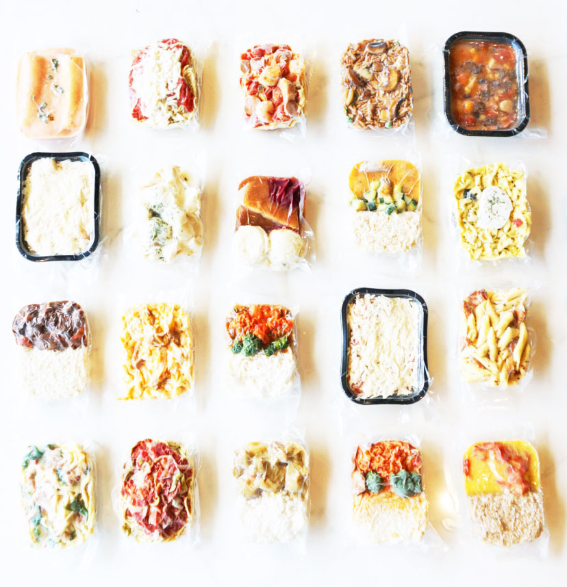 Box of Prepared Meals & shareable portions - Les trois Chefs