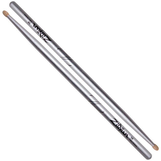Zildjian 5A Chroma Silver Drumsticks - Sims Music Zildjian 5A Chroma Silver Drumsticks - Sims Music