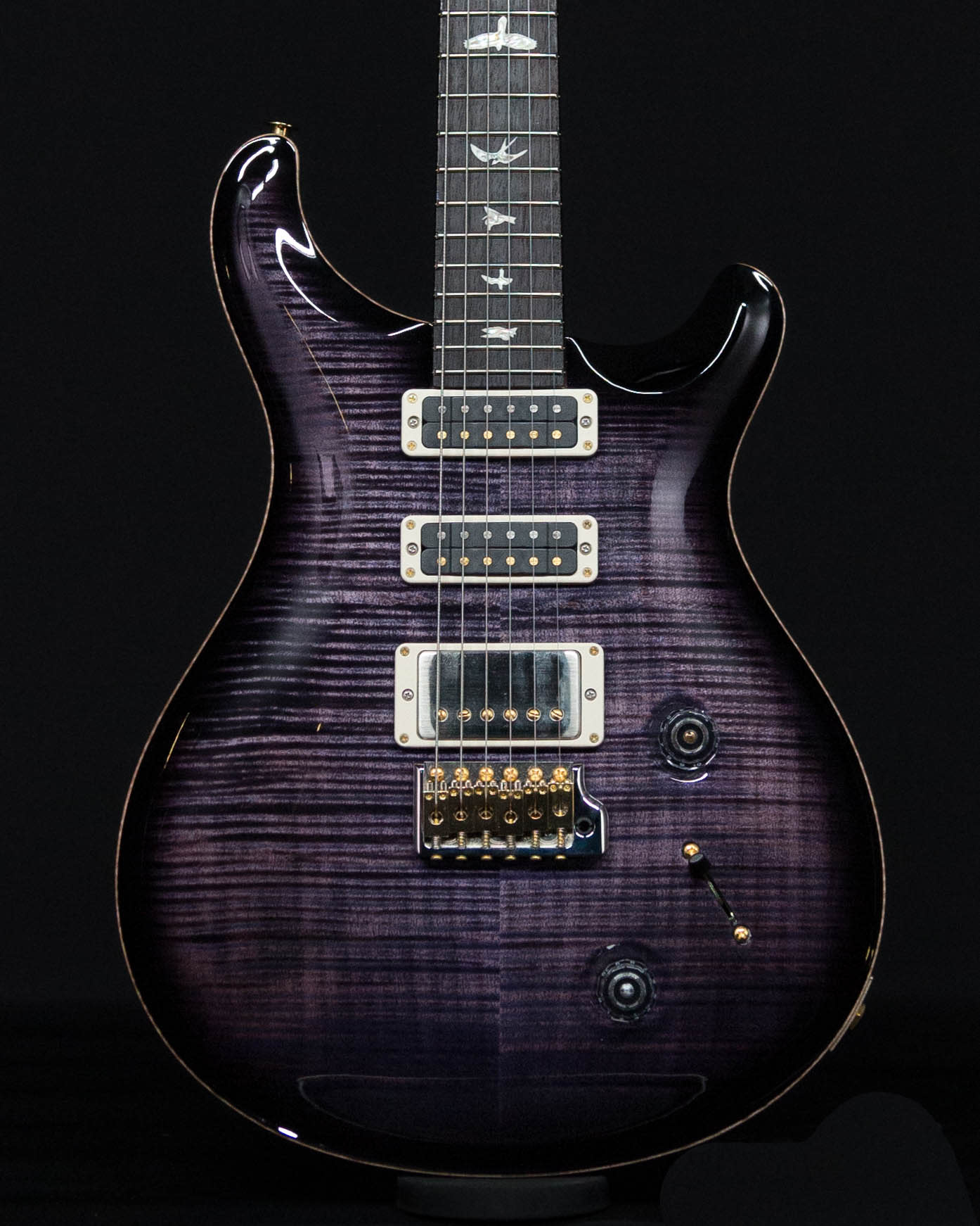 PRS Studio 10 Top, Purple Mist - Sims Music