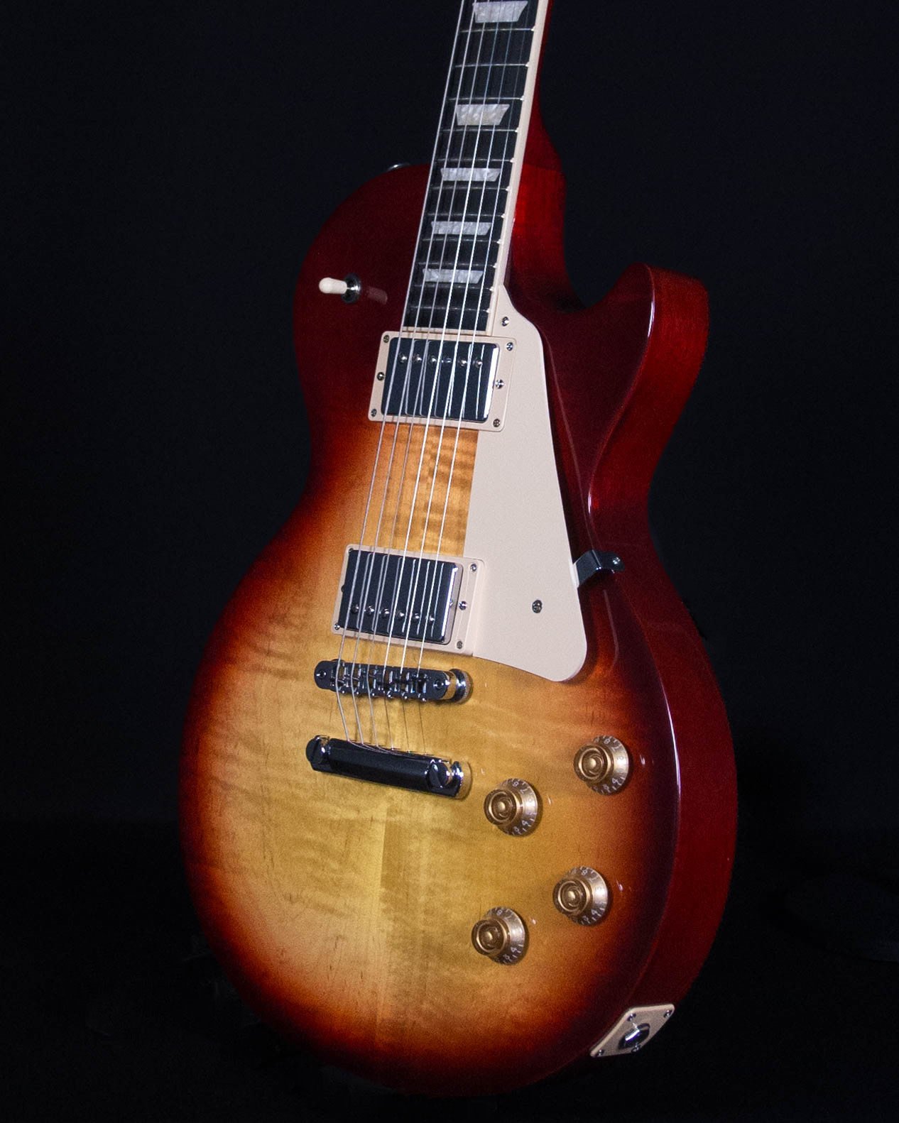 Gibson Les Paul Studio Session, AA Top, Ebony FB, Cream Trim, Bourbon ...