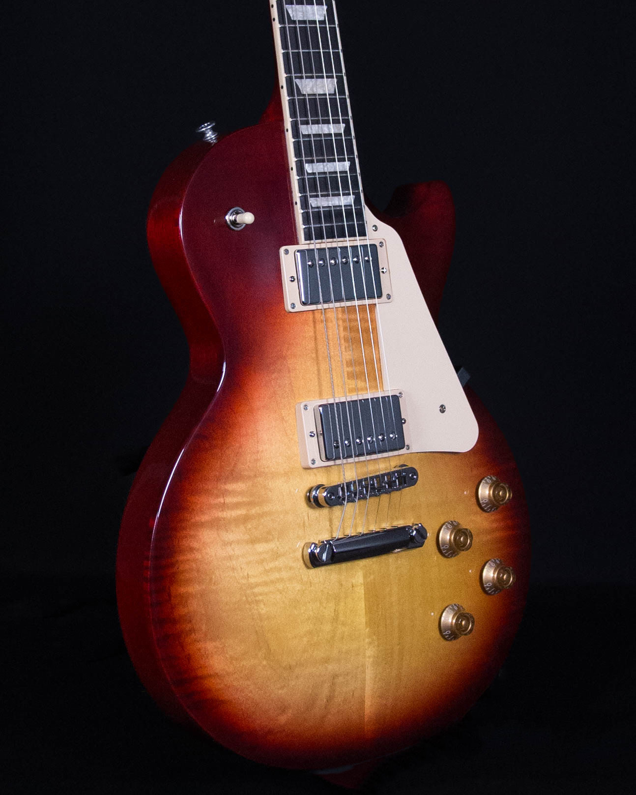 Gibson Les Paul Studio Session, AA Top, Ebony FB, Cream Trim, Bourbon ...