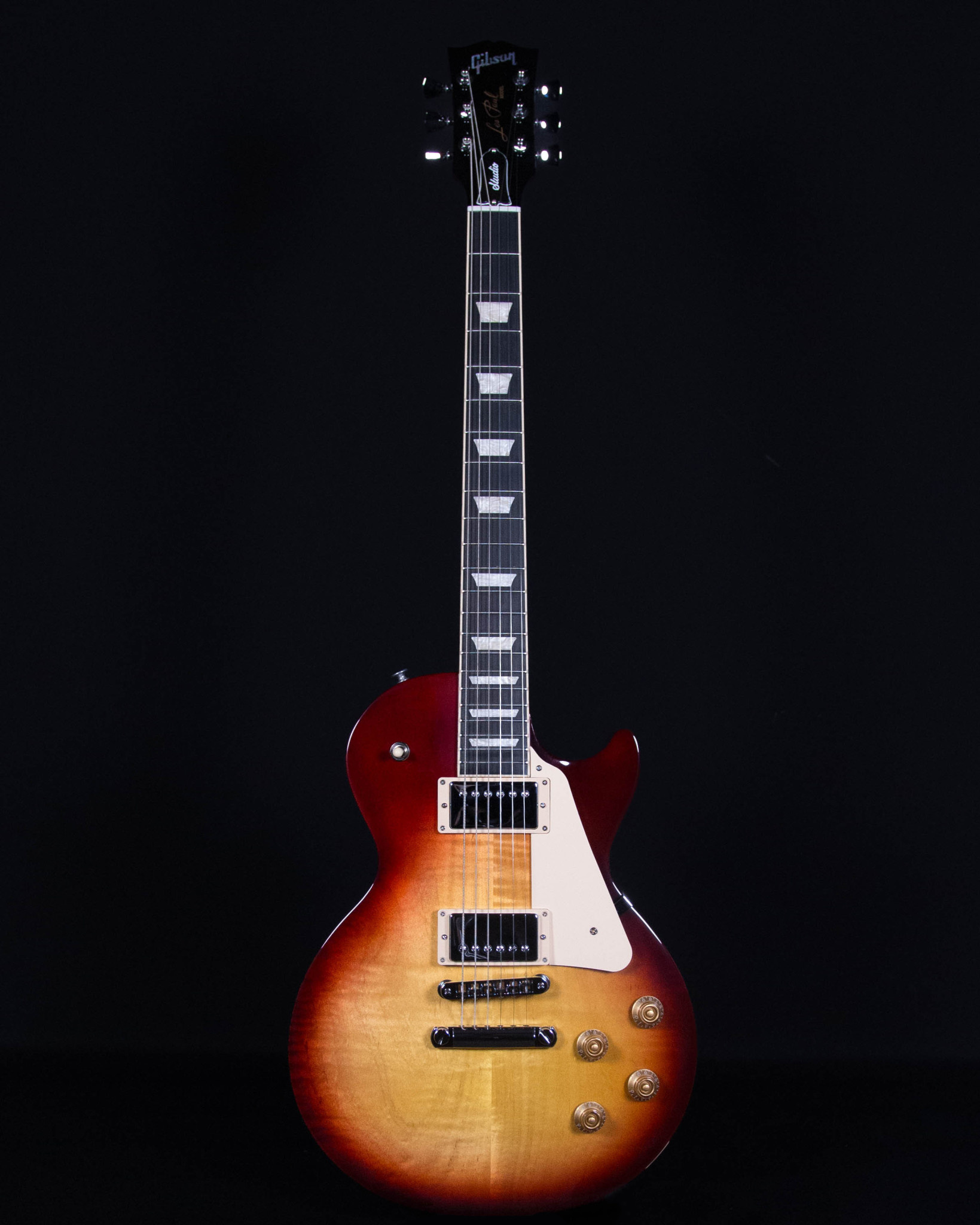 Gibson Les Paul Studio Session, AA Top, Ebony FB, Cream Trim, Bourbon ...