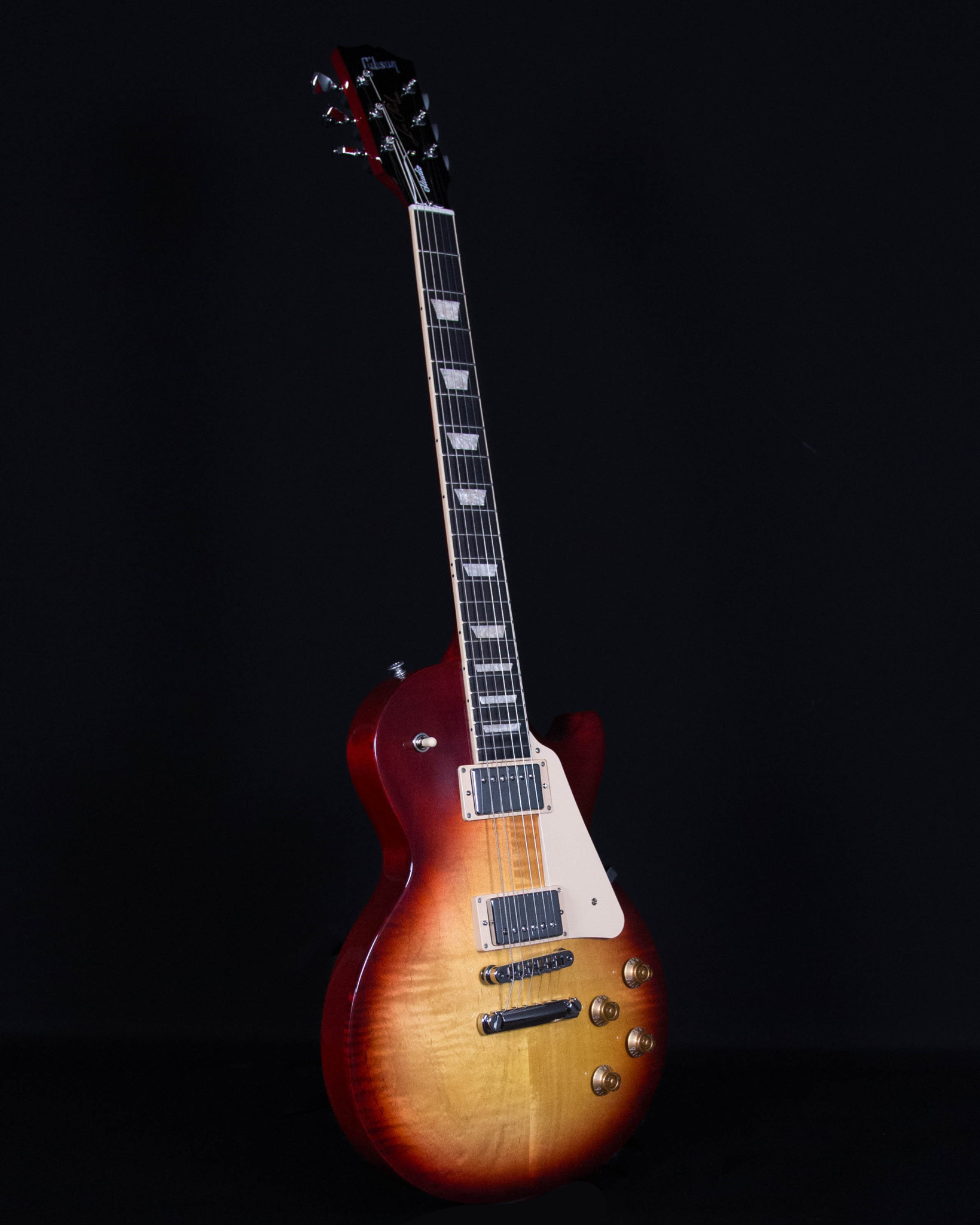 Gibson Les Paul Studio Session, AA Top, Ebony FB, Cream Trim, Bourbon ...