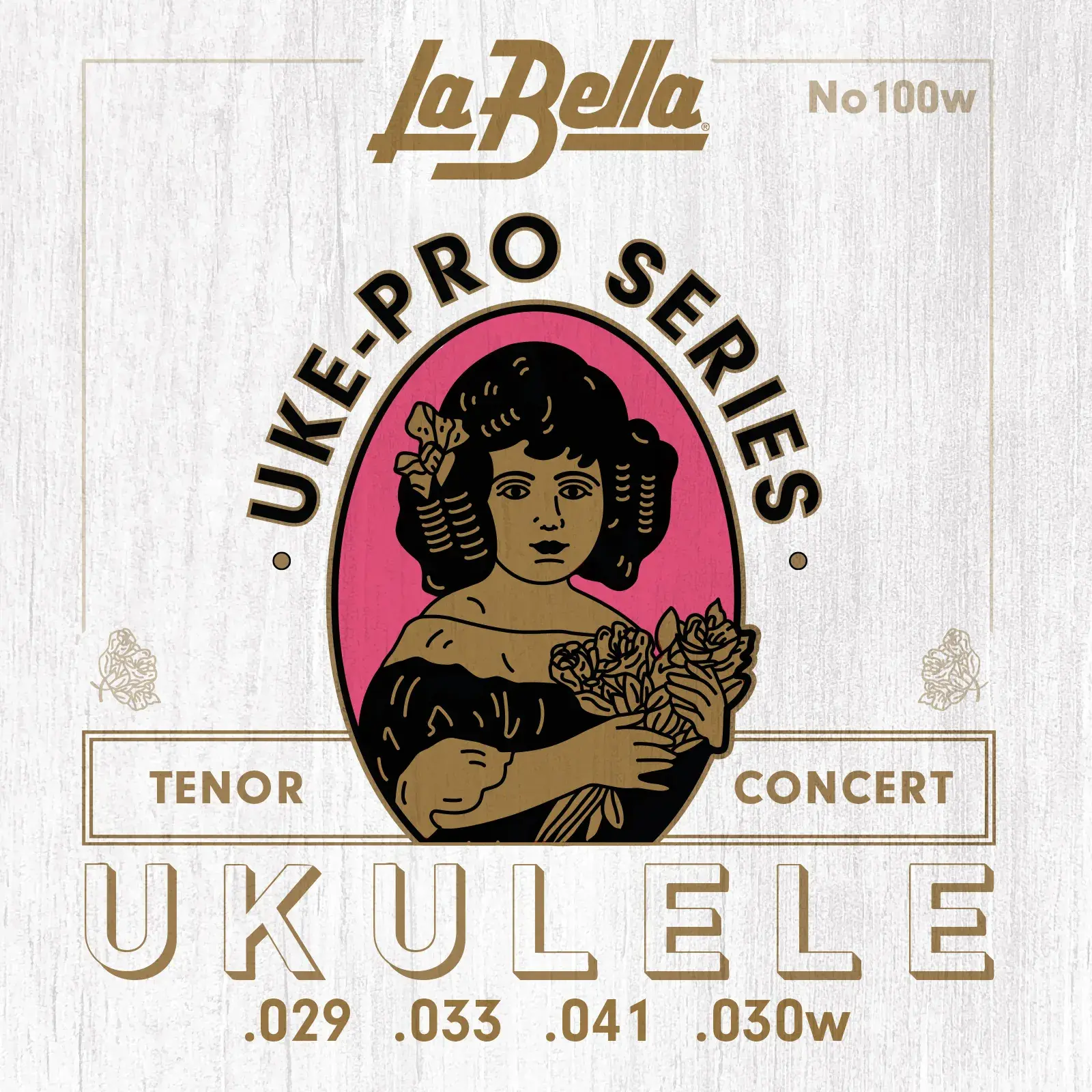 LaBella Uke-Pro Concert/Tenor String Set, Wound 4th - Sims Music