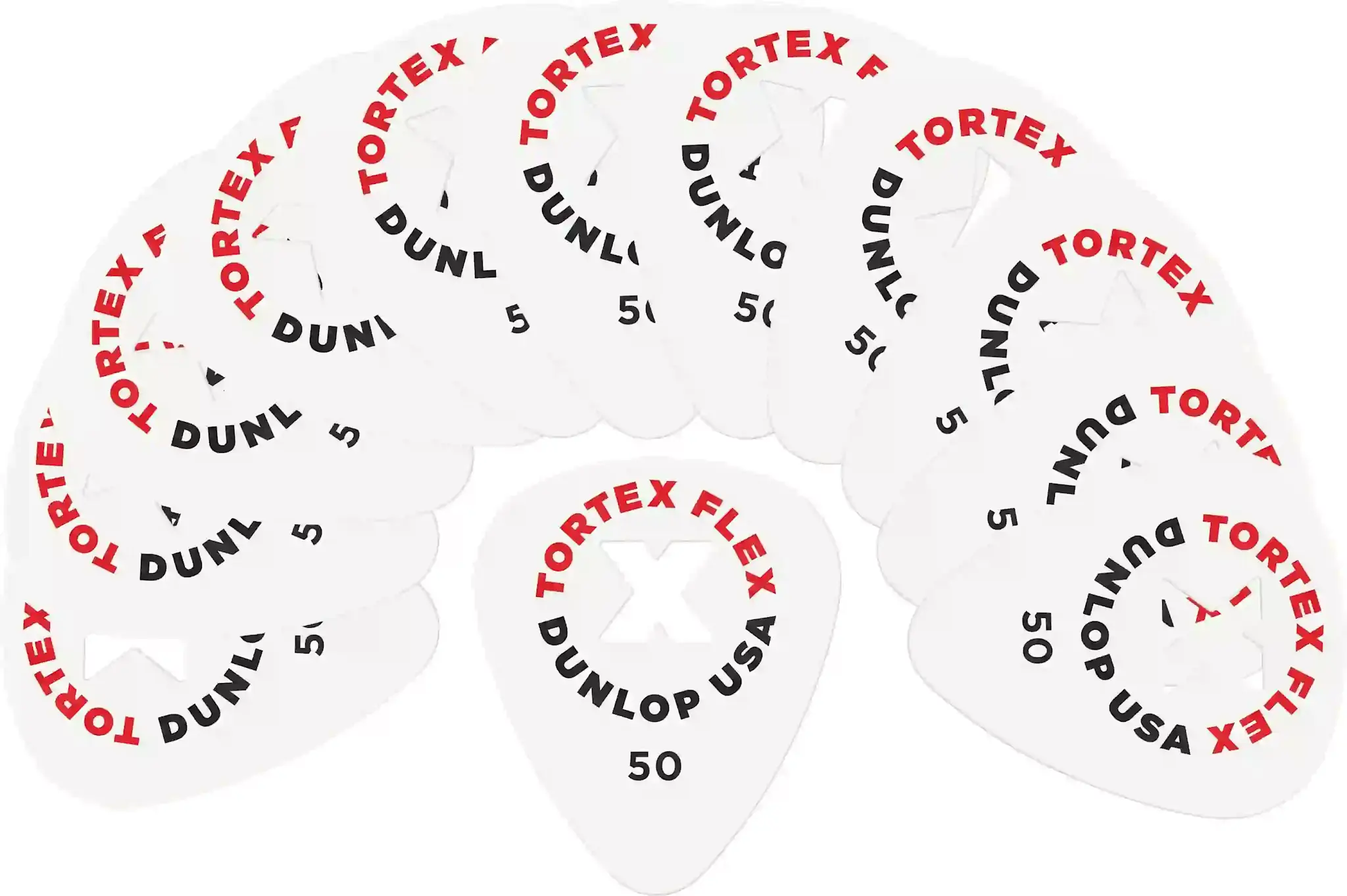 Dunlop Tortex® Flex™ X Pick .50mm - 12 Pack - Sims Music