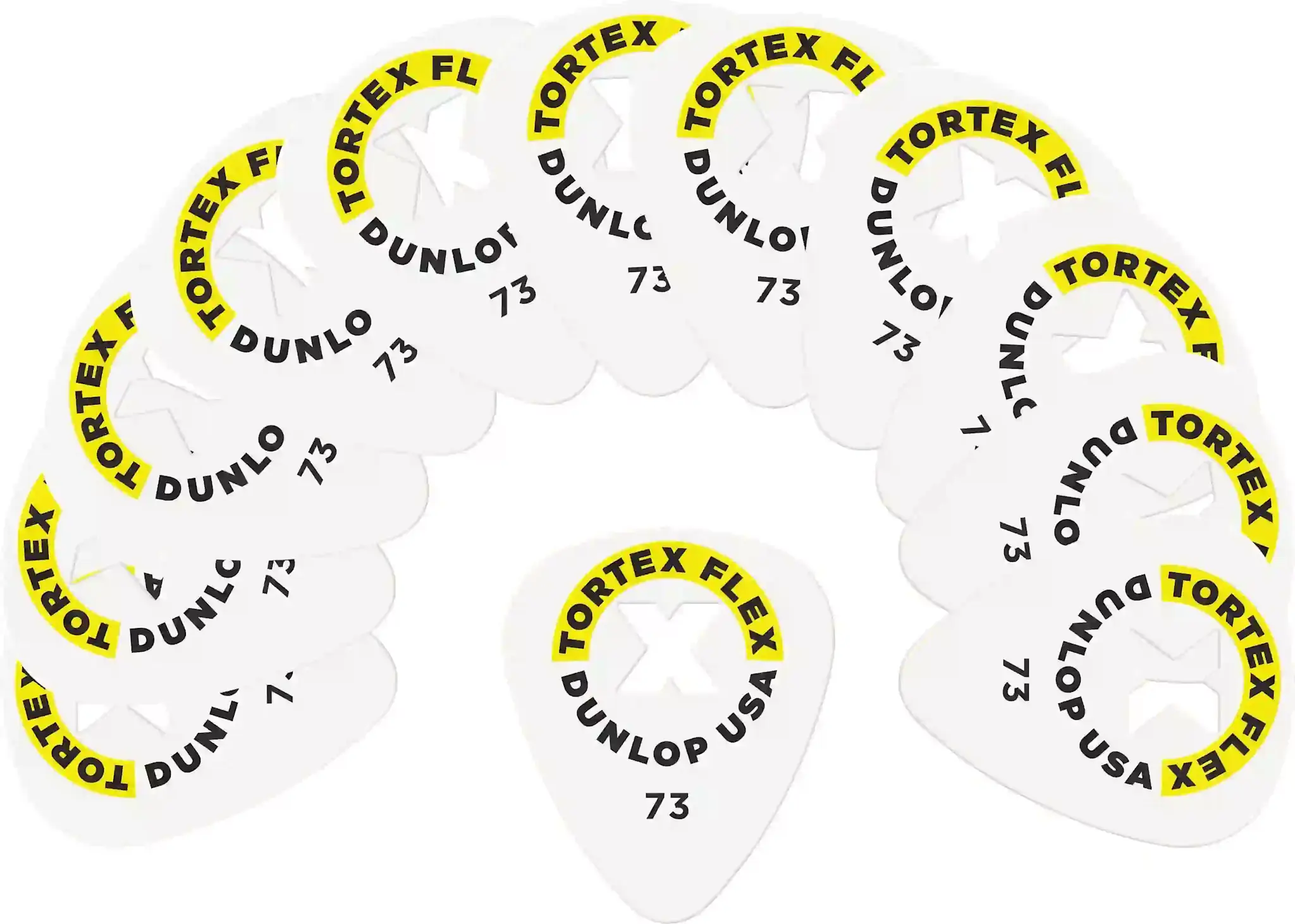 Dunlop Tortex® Flex™ X Pick .73mm - 12 Pack - Sims Music