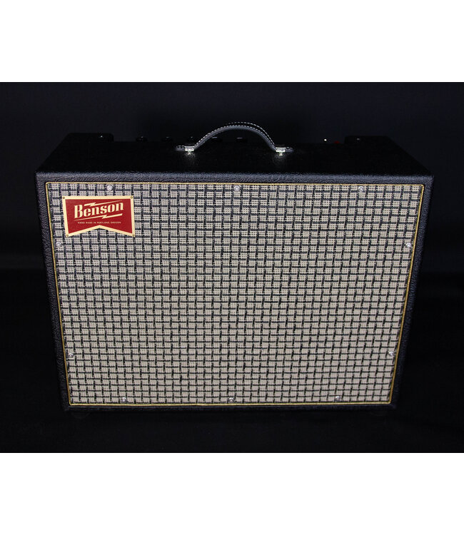 Benson Amps Monarch Reverb Plus, Black Tolex/Check Grill/Gold Piping ...