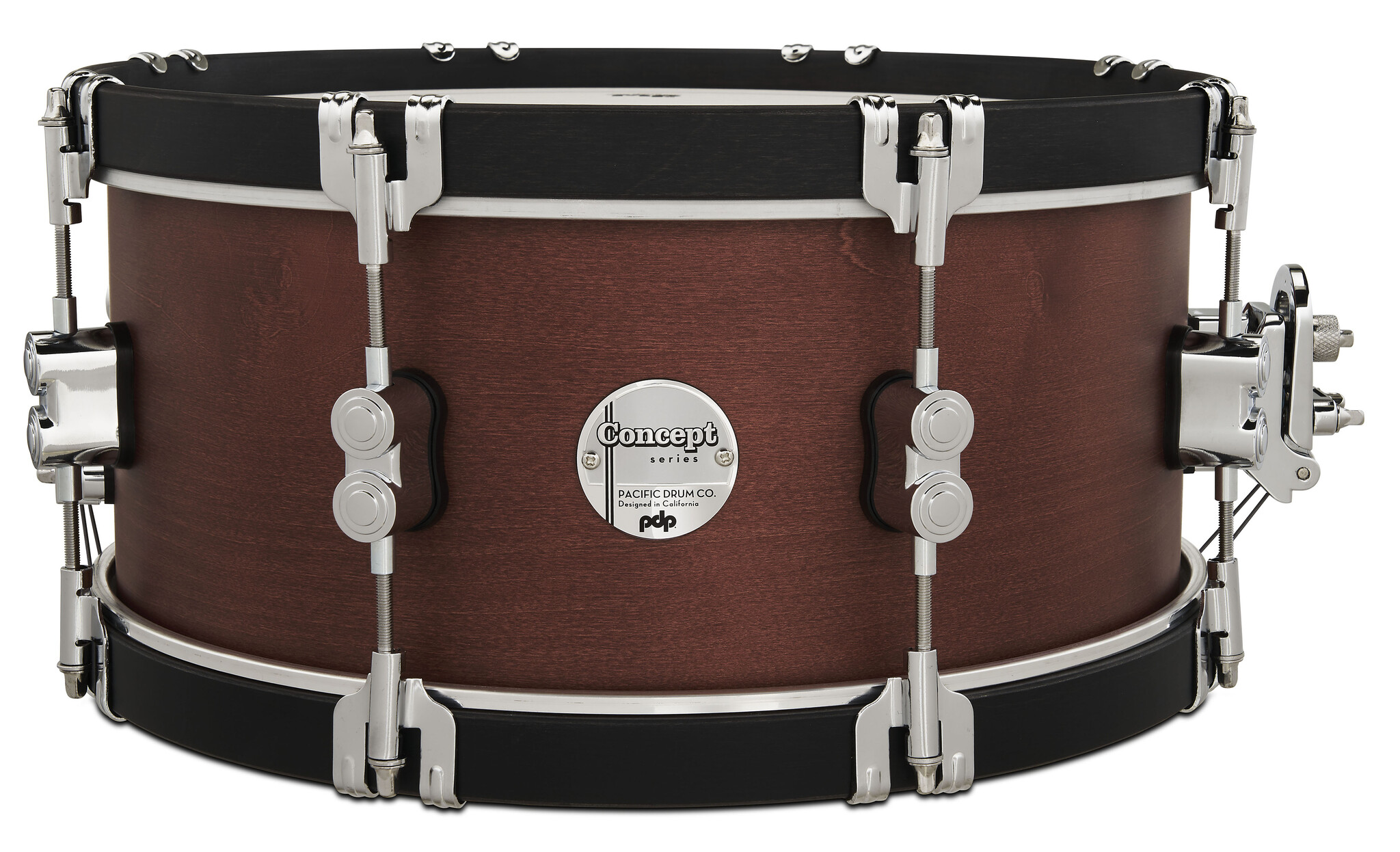 PDP PDP Concept Classic 6.5x14 Ebony Stain Snare with Ebony Stain Wood ...