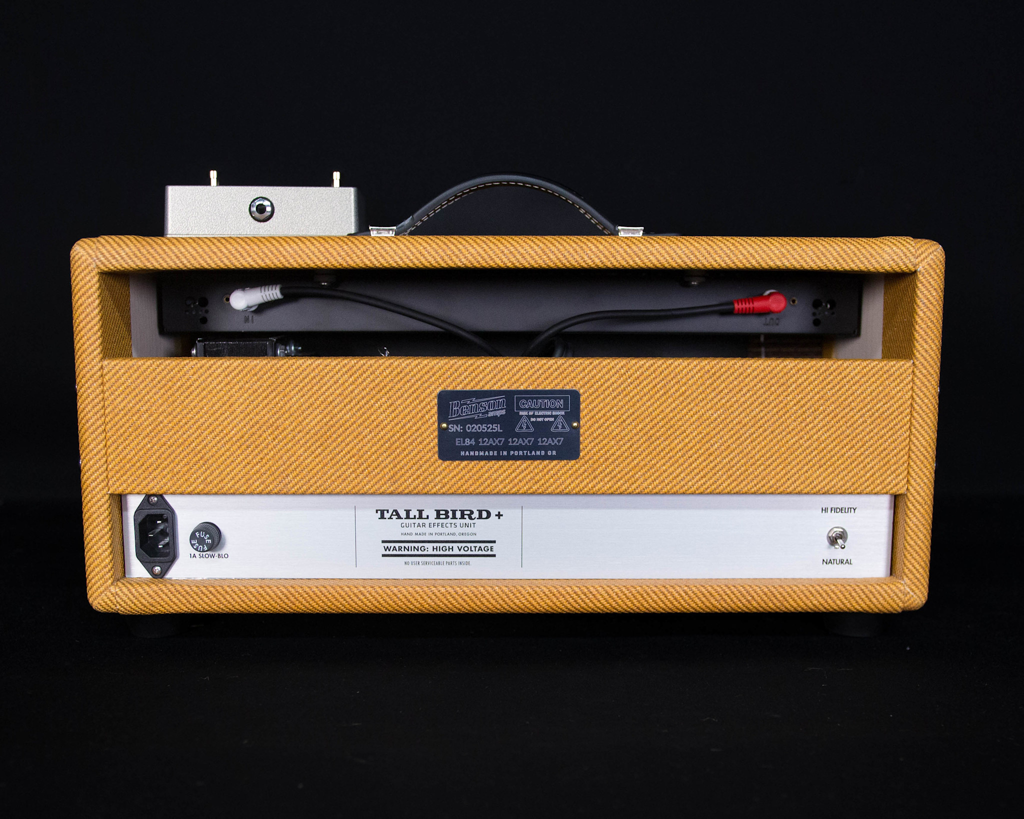 Benson Amps Tall Bird Plus Tube Driven Spring Reverb & Optical Tremolo ...