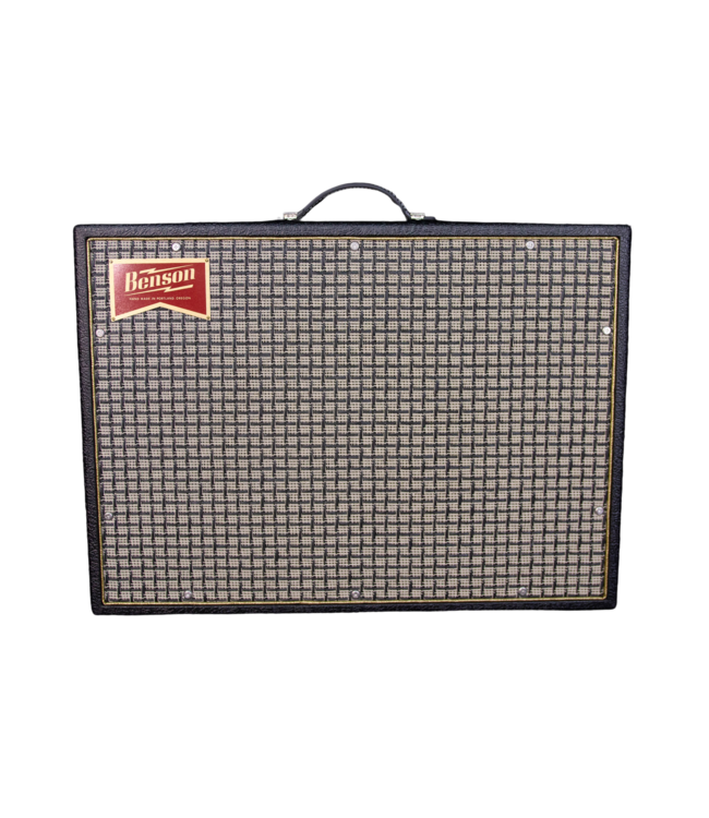 Benson Amps Monarch Reverb Plus, Black Tolex/Check Grill/Gold Piping ...