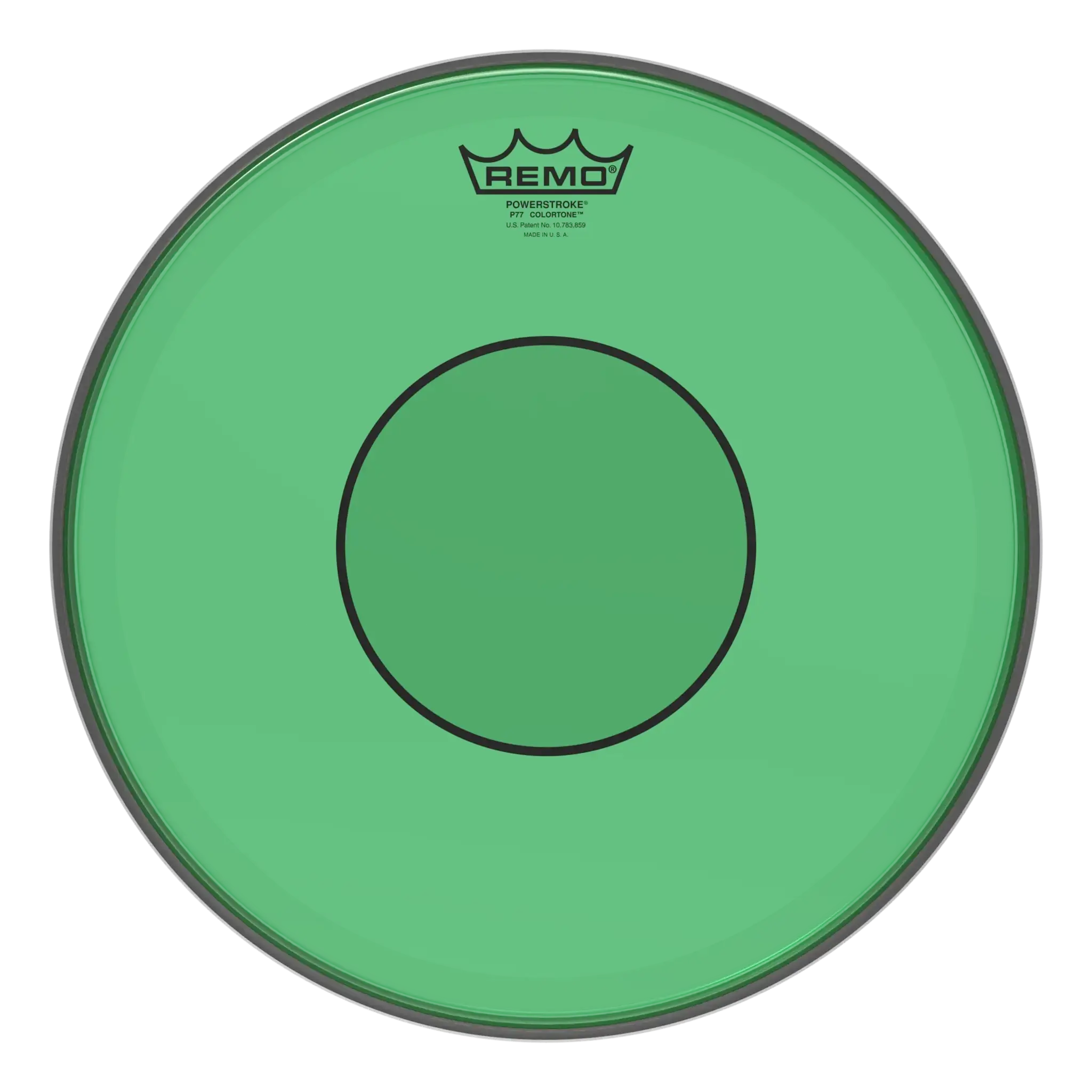 Remo 14" Powerstroke 77 Colortone Batter Head, Green - Sims Music