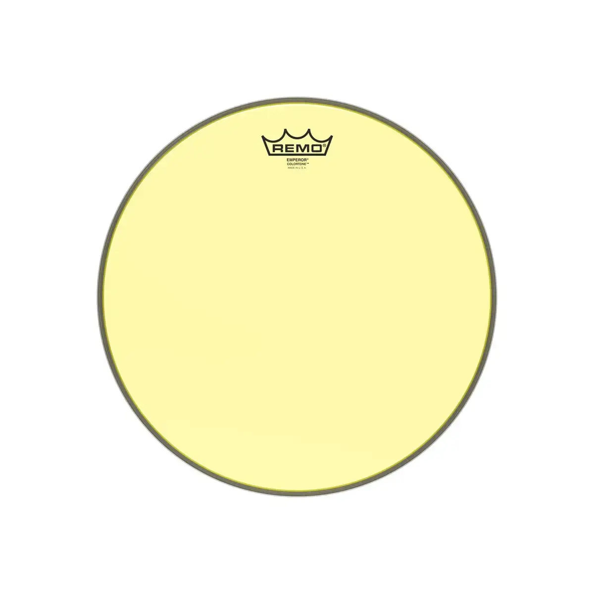 Remo 16" Ambassador Colortone Batter Drum Head, Yellow - Sims Music