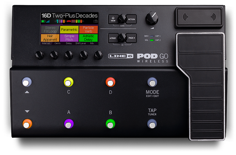 Line 6 POD Go Wireless Multi-FX Floorboard Processor - Sims Music