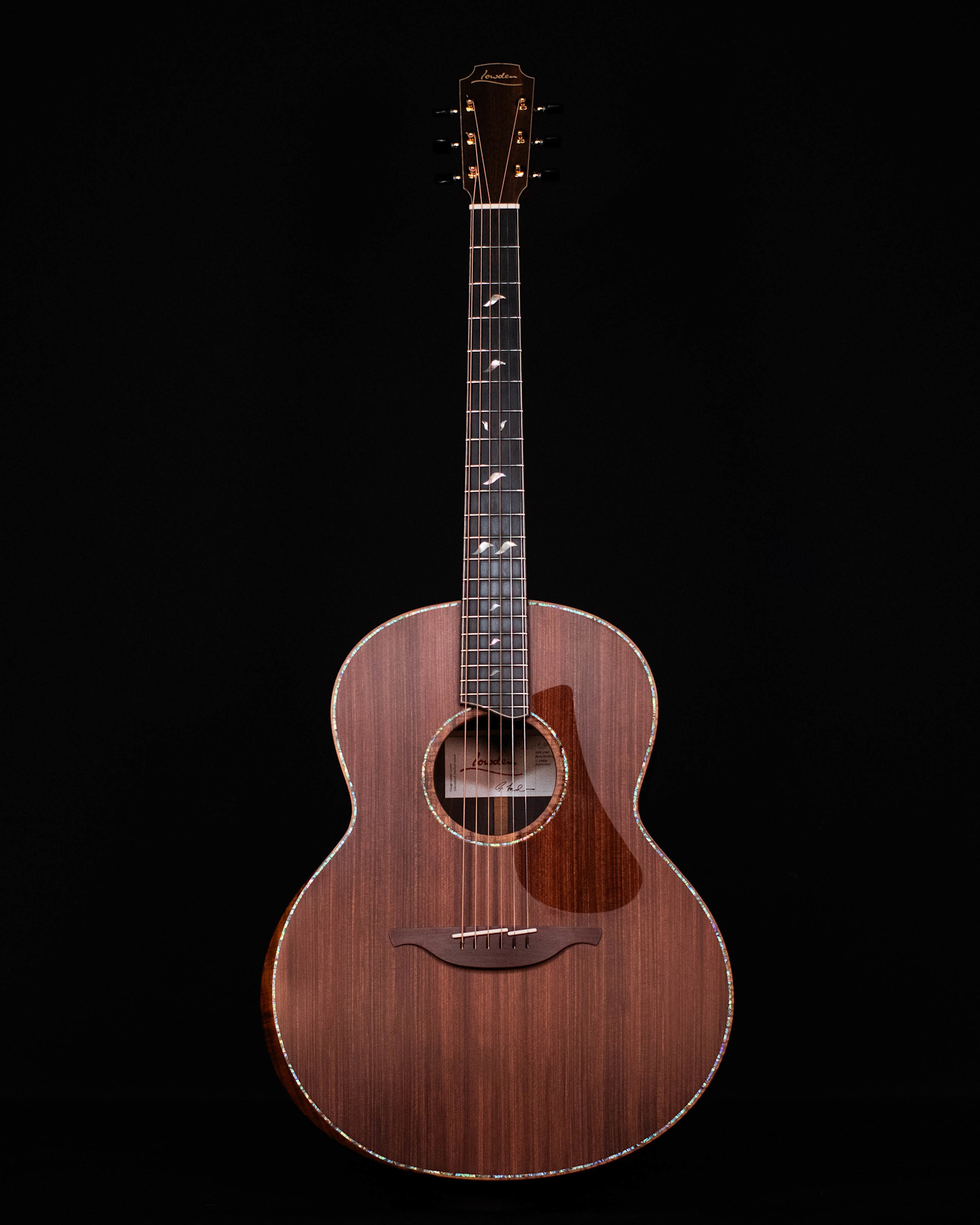 Lowden Guitars F-50, African Blackwood Back and Sides, Sinker Redwood ...