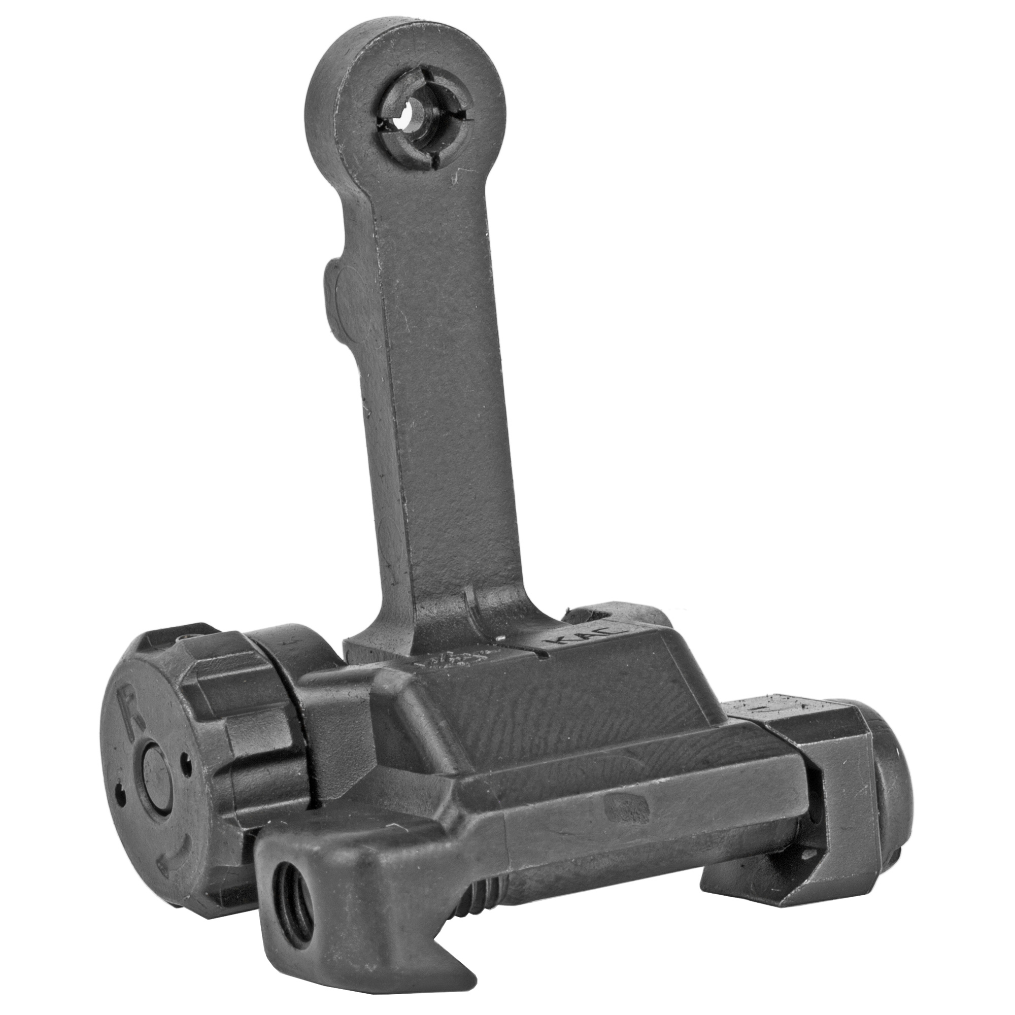 KAC MICRO 300M FLIP REAR SIGHT - BLK - BLACK LABEL ARMORY