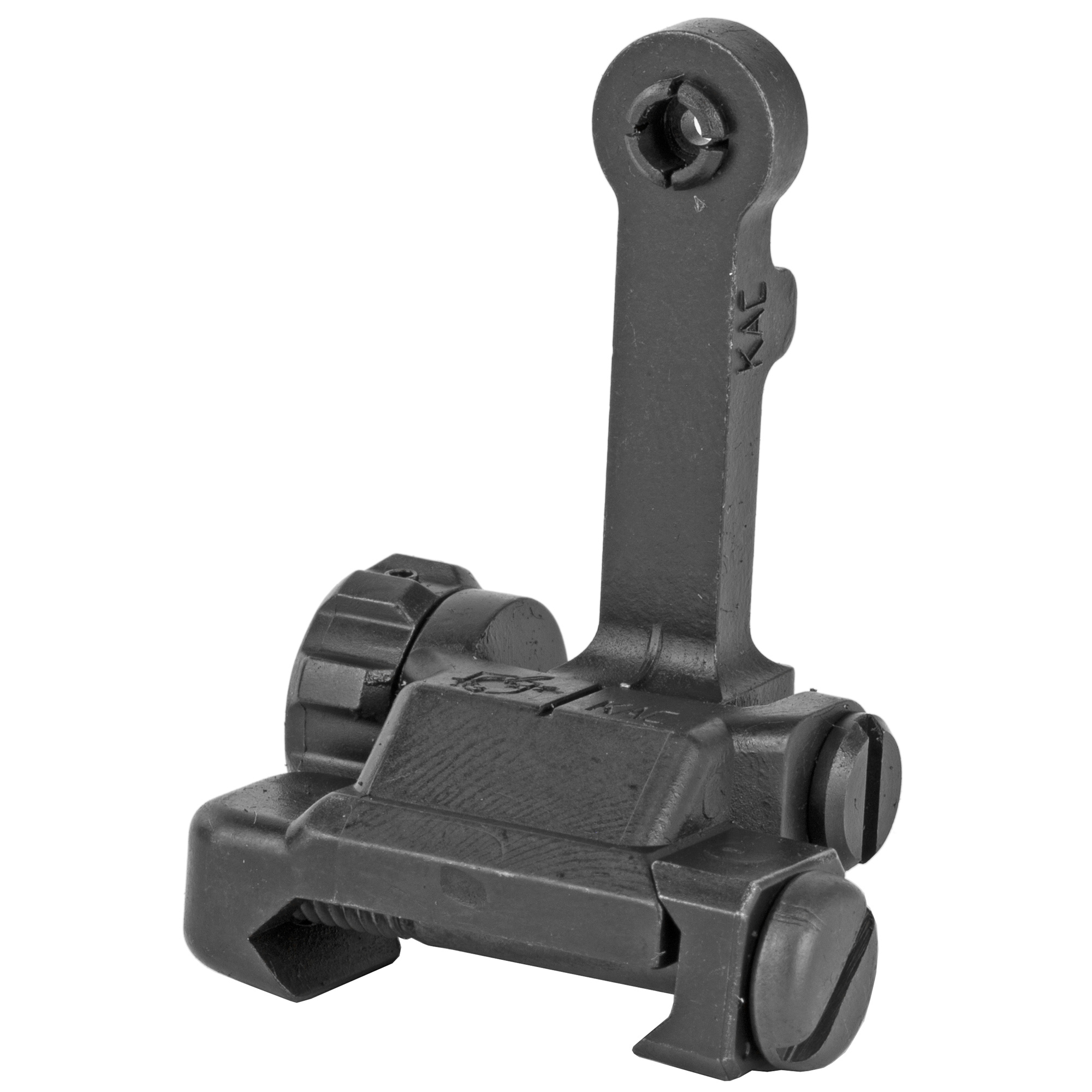 KAC MICRO 300M FLIP REAR SIGHT - BLK - BLACK LABEL ARMORY