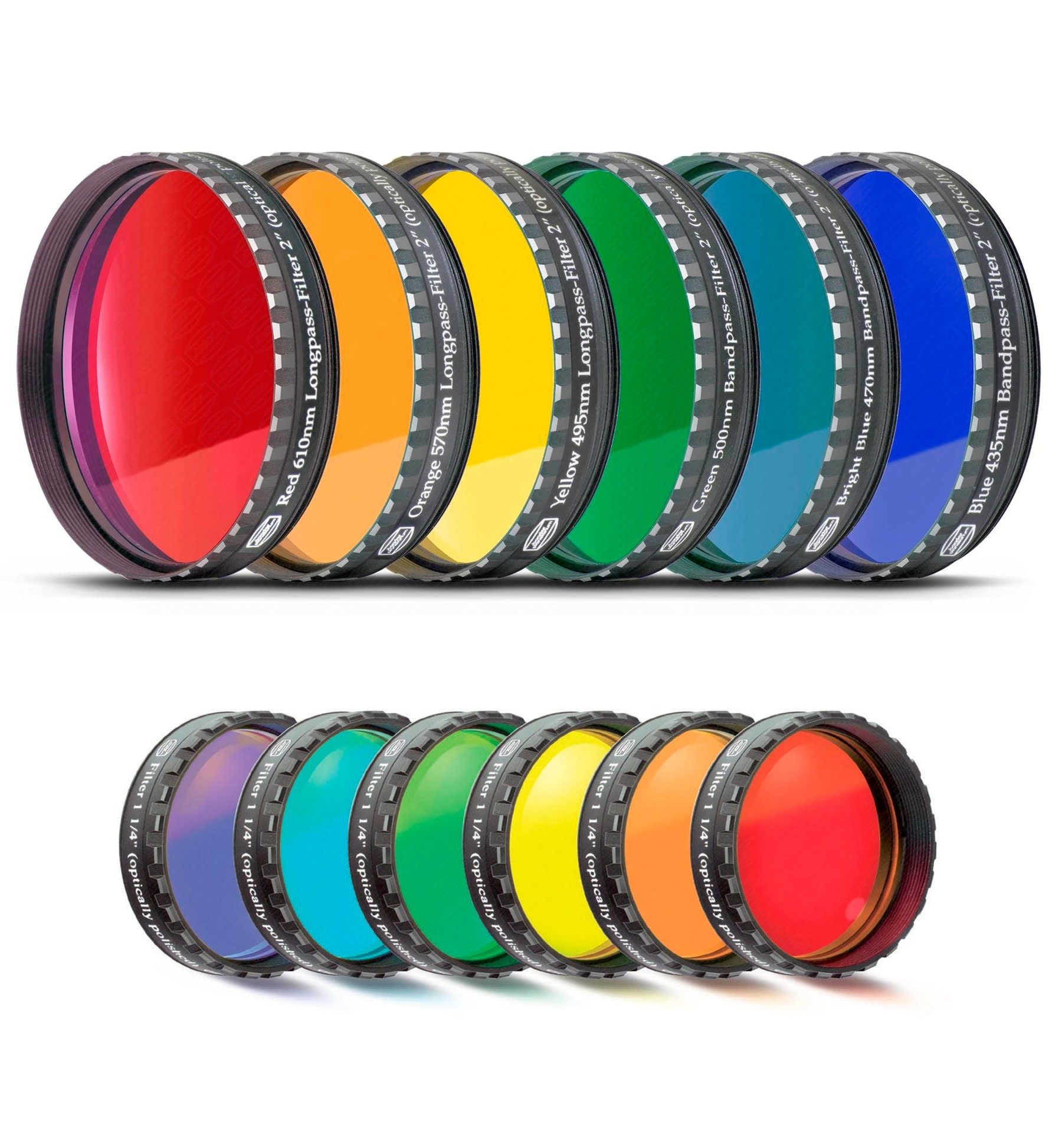 Baader Color Filter-Set Moon and Planetary (6 colors) (Specify Size ...