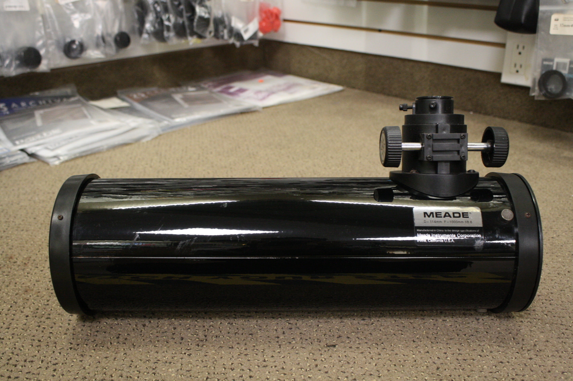 Meade 114 Newtonian Reflector - OTA ONLY - Camera Concepts & Telescope ...