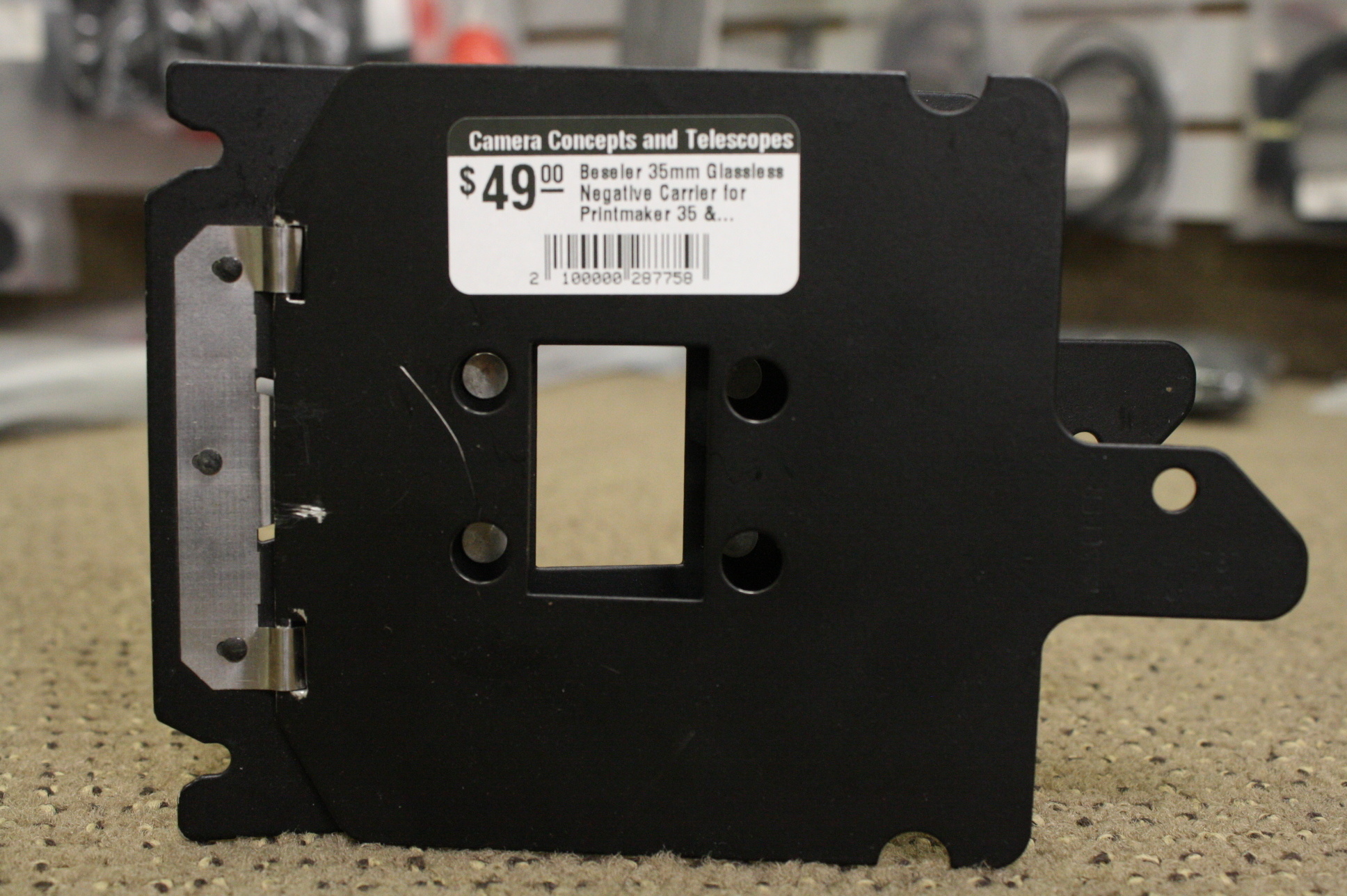 Beseler 35mm Glassless Negative Carrier for Printmaker 35 & 67 Series ...