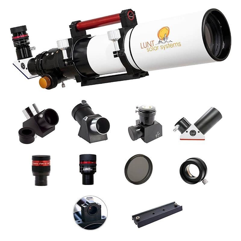 Lunt 100 mm Modular H-Alpha Solar Telescope - Advanced Package - Camera ...