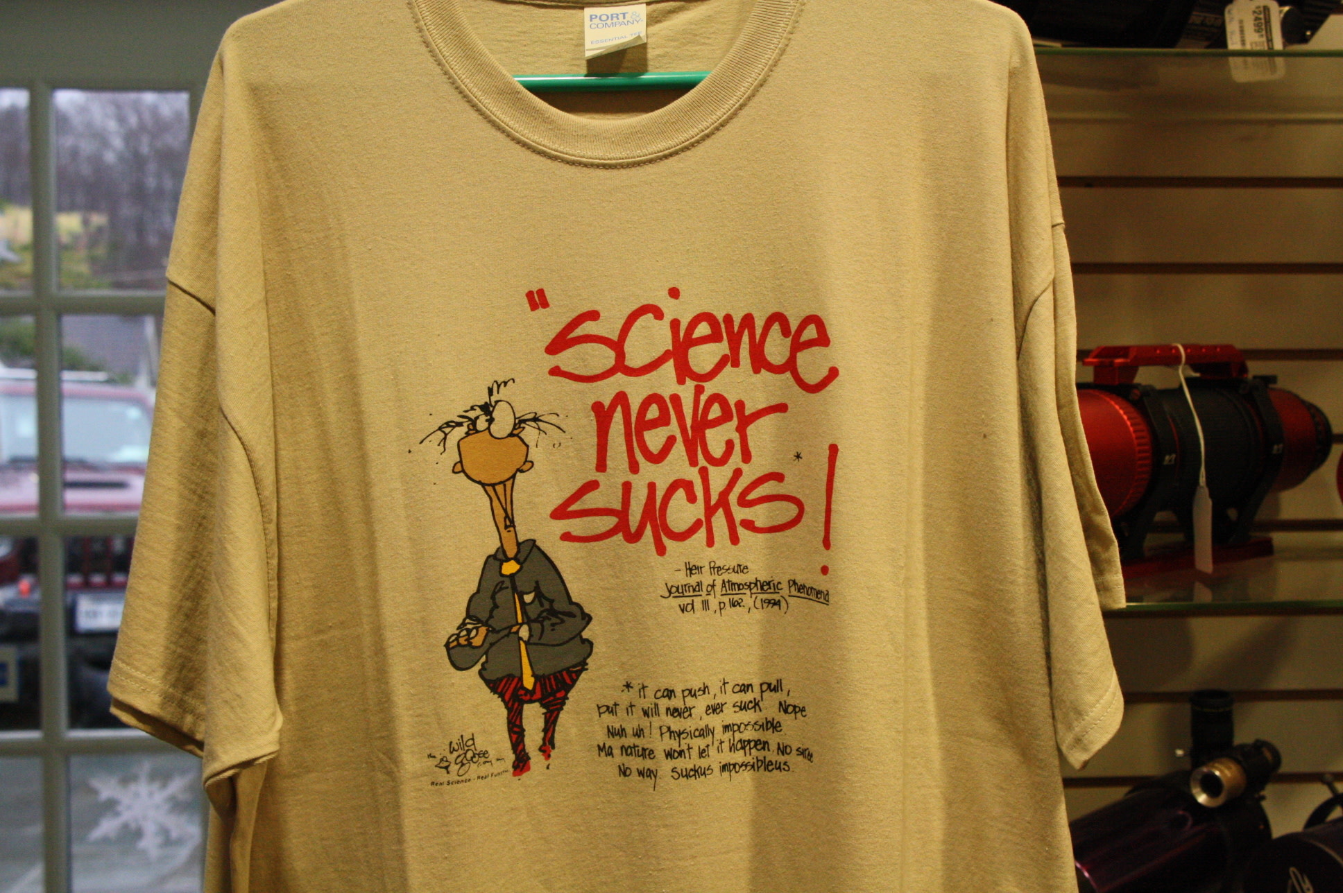 Science Never Sucks! T Shirt (Specify Size) - Camera Concepts ...