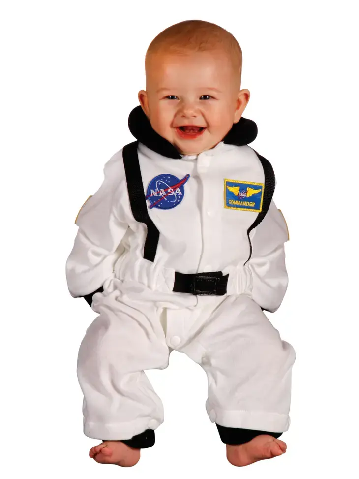 NASA Jr. Astronaut Romper White (6-12 months) - Camera Concepts ...
