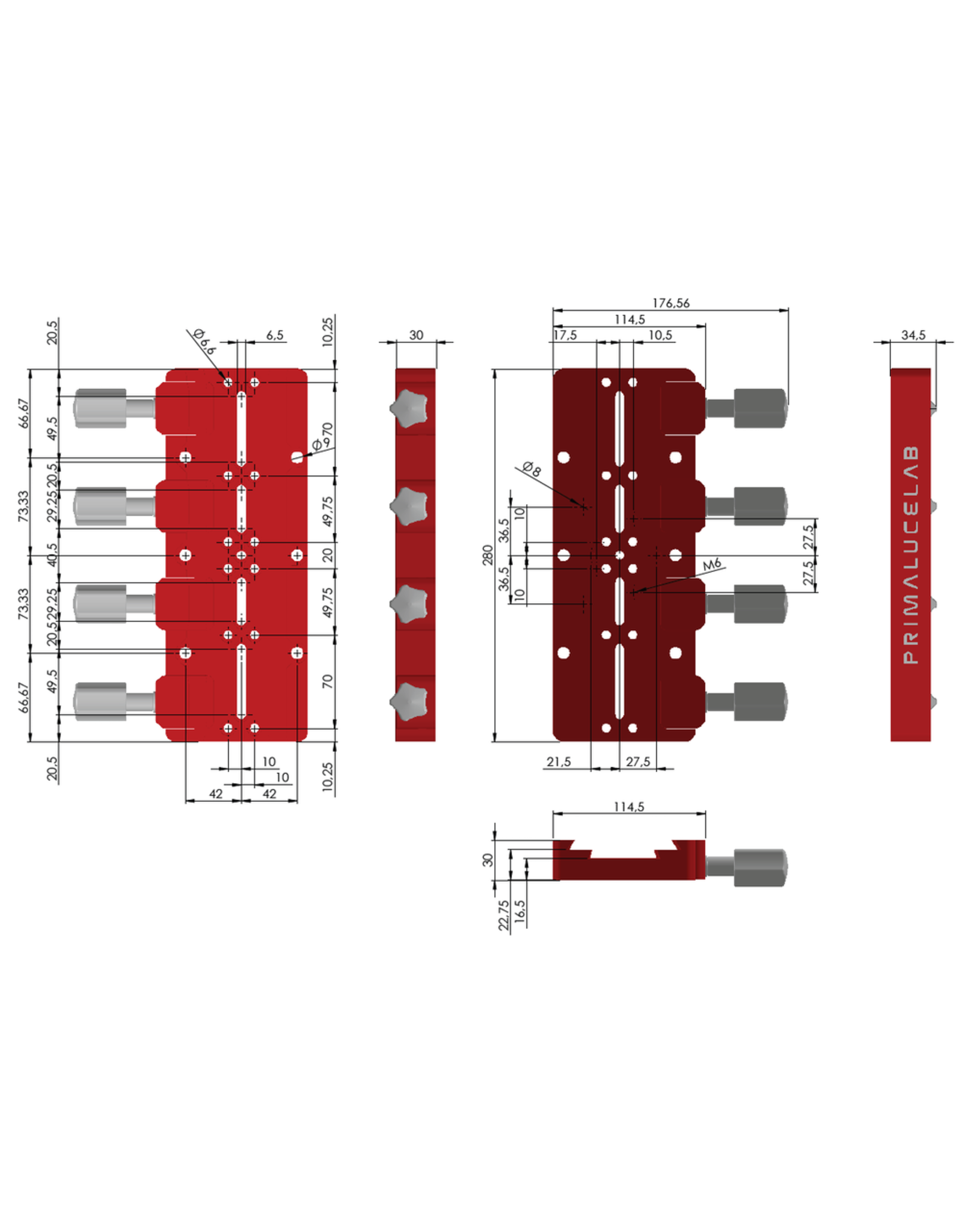 Observatory Dovetail Clamp Vixen+Losmandy PLUS - Camera Concepts ...