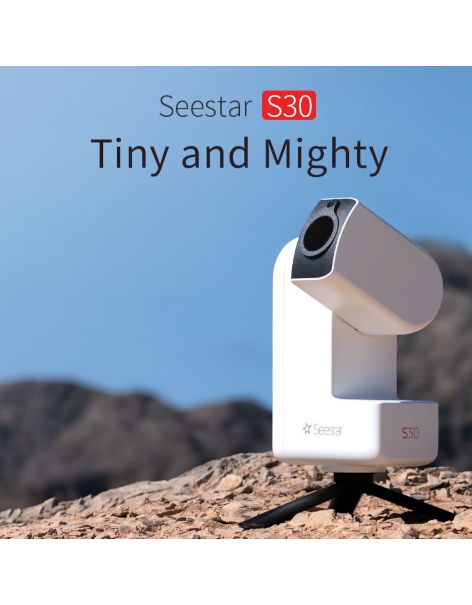 ZWO Seestar S30 Smart Telescope - Camera Concepts & Telescope Solutions