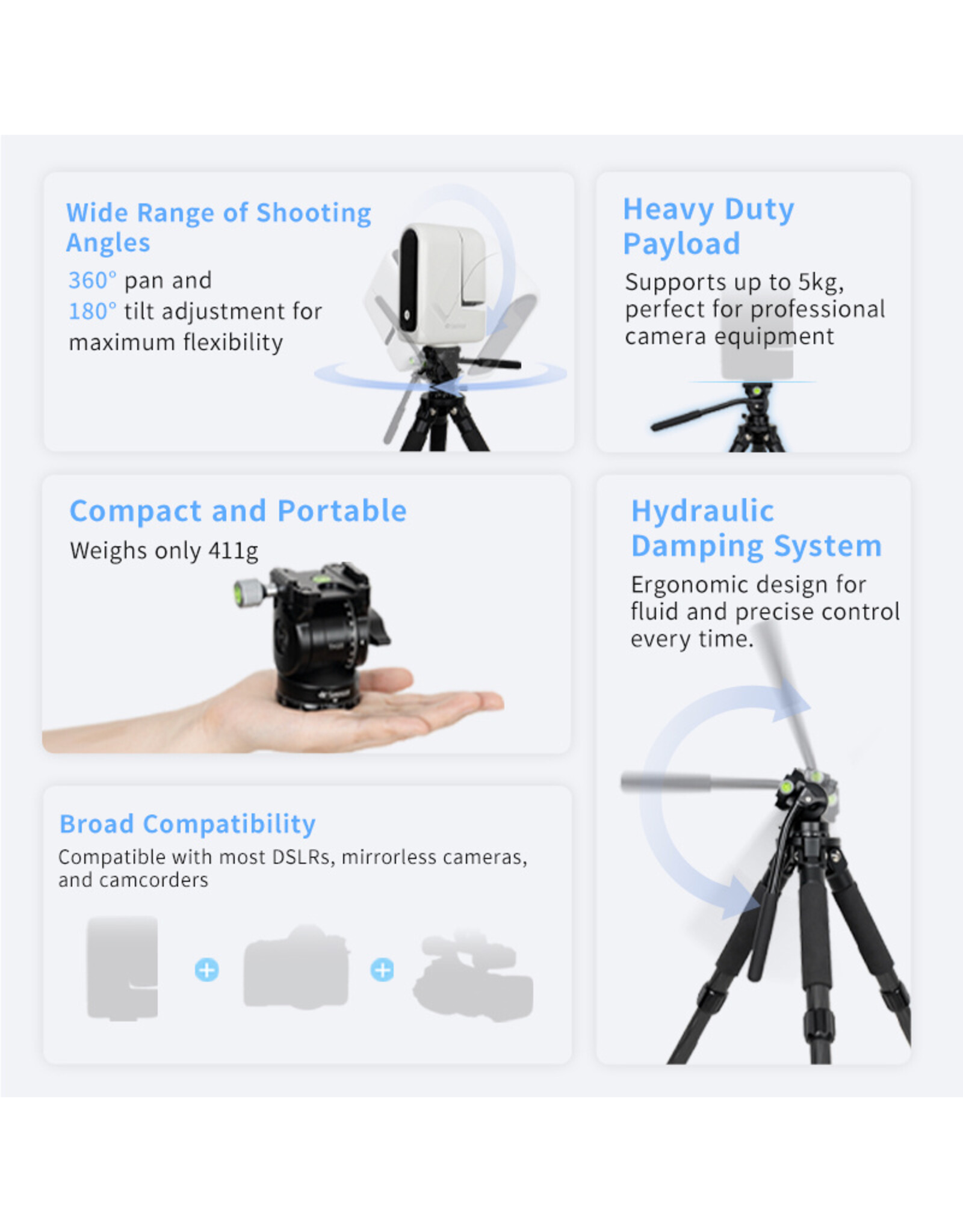 Seestar TH10 Fluid Tripod Head - Camera Concepts & Telescope Solutions