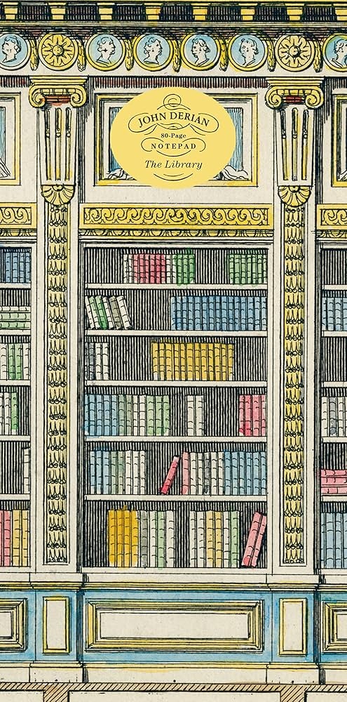 John Derian Paper Goods: The Library Notepad - Crème de la Crème