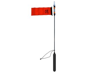 Yak-Attack VISIpole II, Mighty Mount / Gear Track Ready, Includes Flag ...