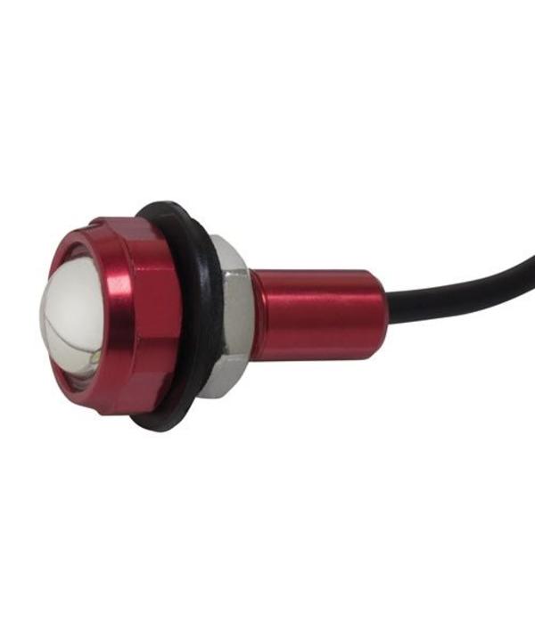 Super Bright LED Button Light Kit -Red - Mariner Sails
