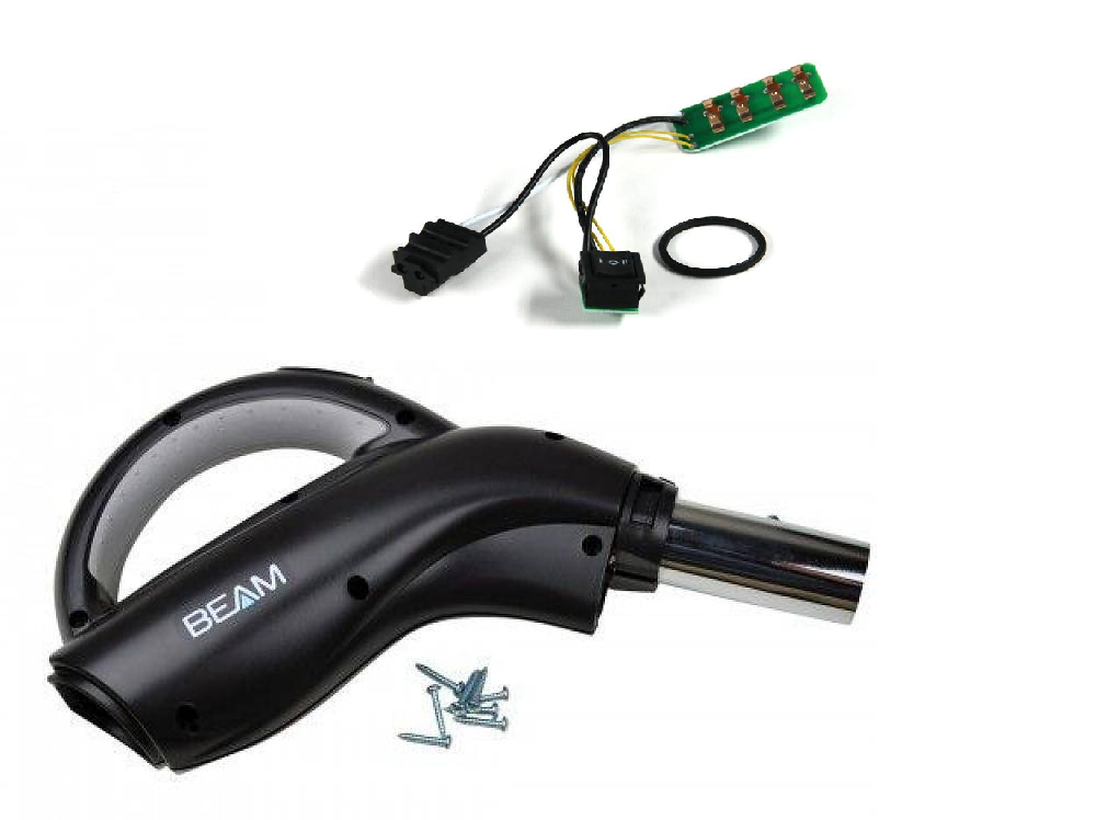 Beam Soft Touch Handle Shell with Switch & Harness – Central Vacuum ...