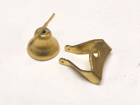 390-66B Brass Bell & Bracket - HENNING'S TRAINS