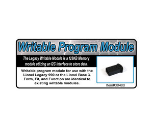 30400 Legacy Writable Program Module - HENNING'S TRAINS