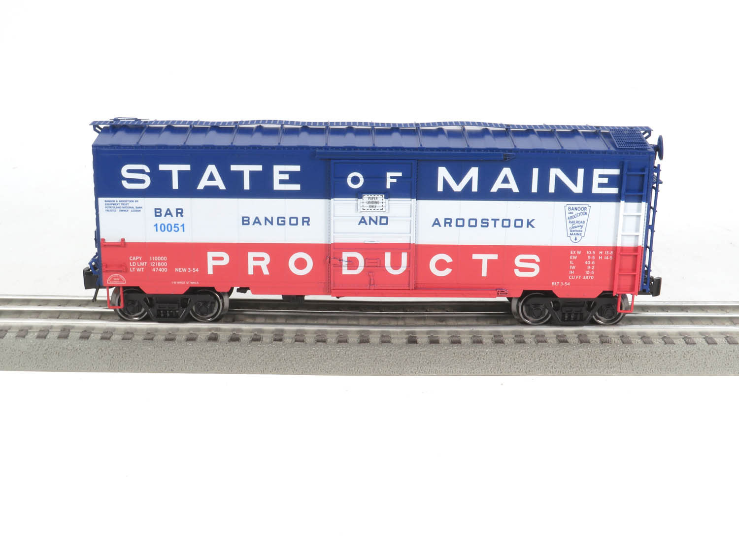 96467 State of Maine- Bangor & Aroostook PS-1 40' Boxcar - HENNING'S TRAINS