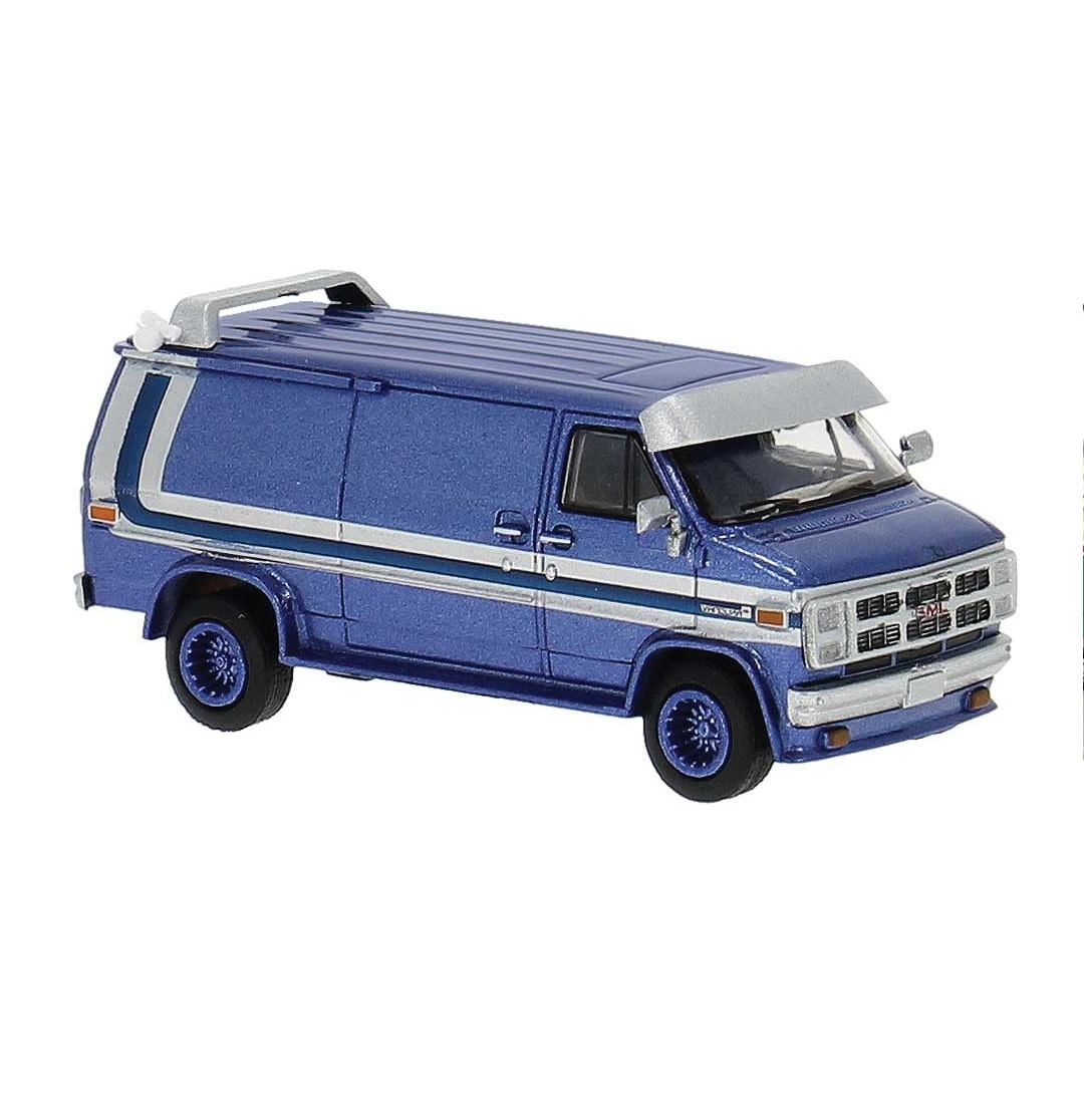 18253 GMC Vandura Cargo Van, Blue - HENNING'S TRAINS