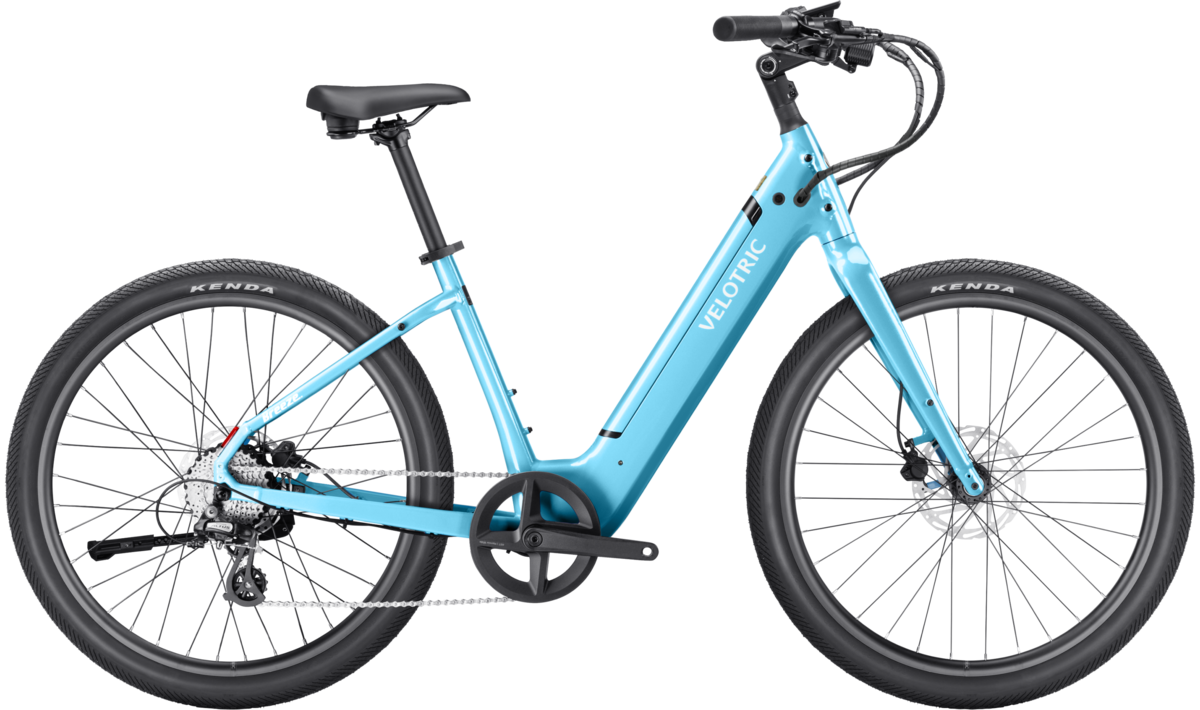 Velotric Breeze 1 E-bike Light Blue Regular - Urban AdvenTours