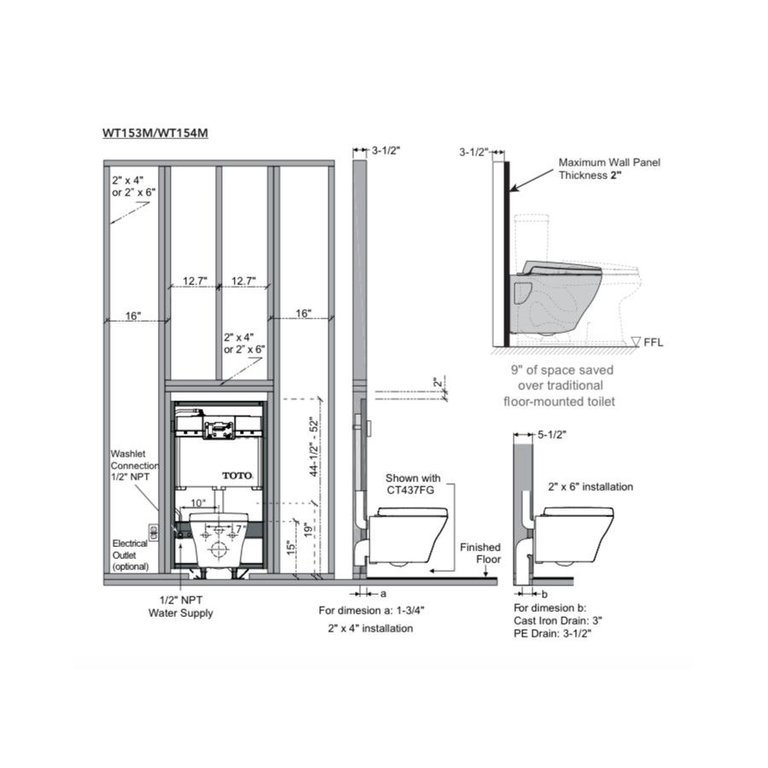 Wall Mounted Toilet Plumbing Diagram - Wall Design Ideas