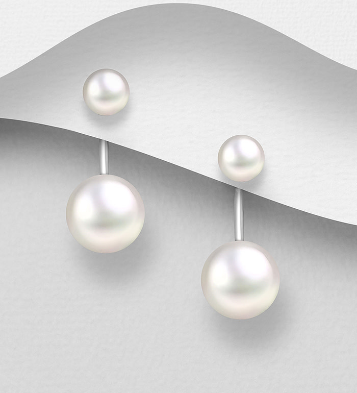 Pearl Drop-Studs - Cameron Rose