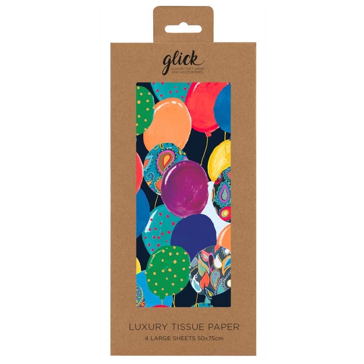 Tissue Paper Balloons Blue - Cameron Rose