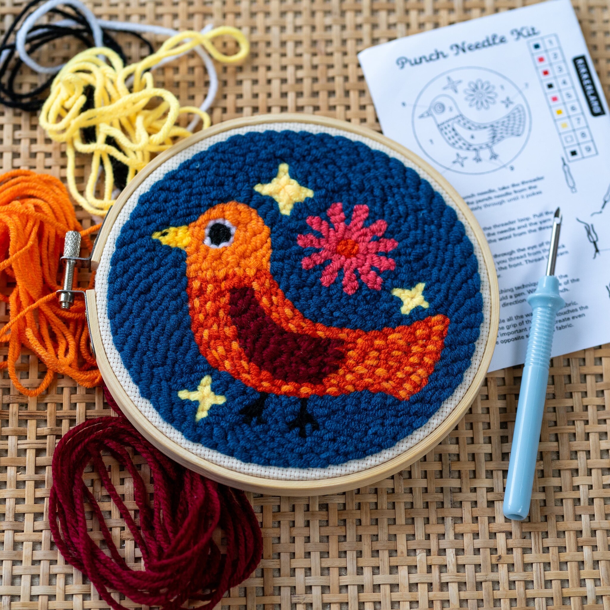 Bird Punch Needle Kit - Cameron Rose