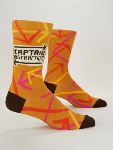 Captain Distraction Men's Socks - Cameron Rose