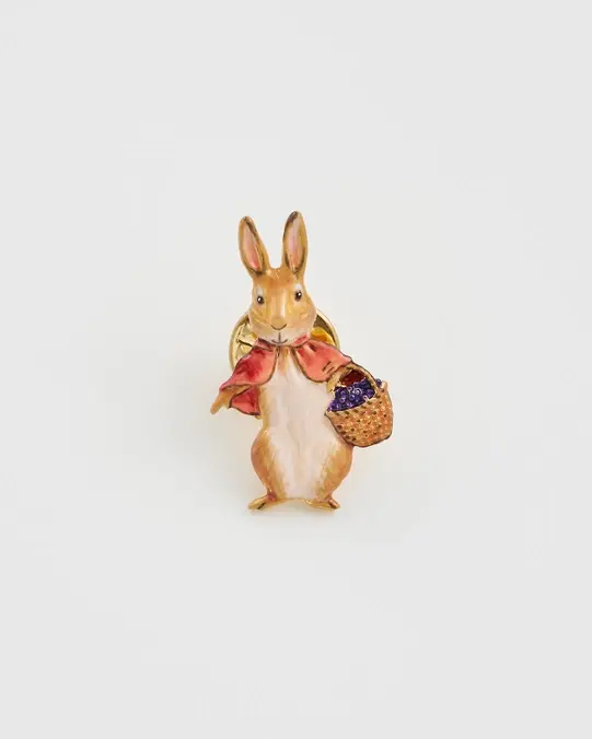 Peter Rabbit Cotton-tail Brooch - Cameron Rose