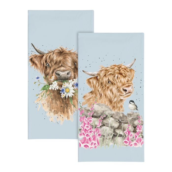 'DAISY COO' Highland Cow Pocket Tissues - Cameron Rose
