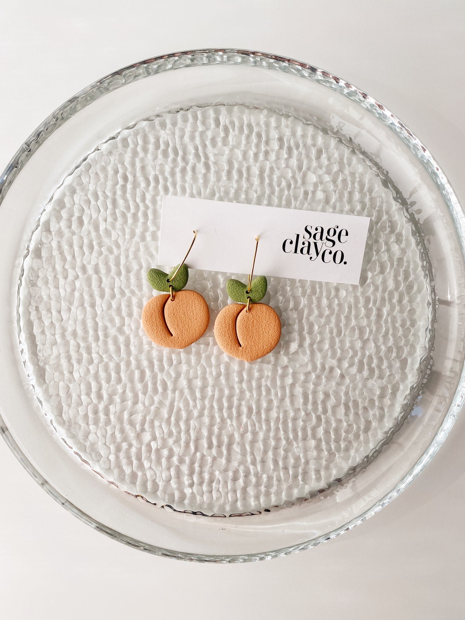Peach Hoops - Cameron Rose