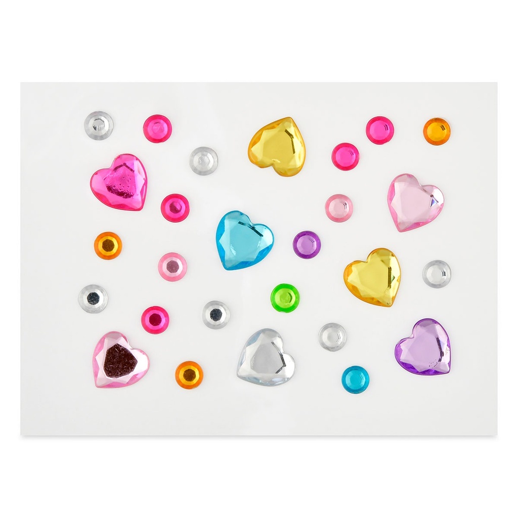 Happy Heart Face Gems - Cameron Rose