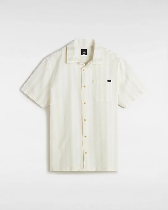 VANS CARNELL S/S BUTTON UP WOVEN MARSHMALLOW/OATMEAL - KINGSWELL - Los ...
