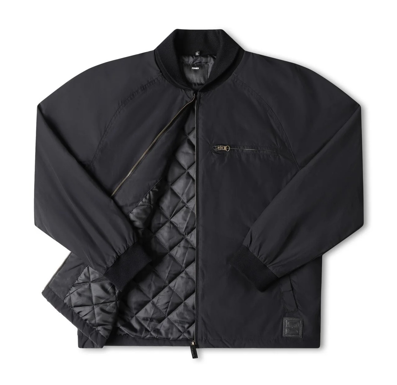 FORMER VT NYLON JACKET - BLACK - KINGSWELL - Los Feliz